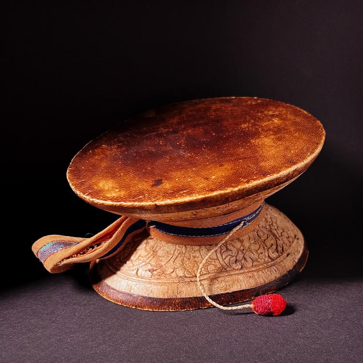 Tibetan Human Skull Drum Thöpa Damaru – Götan maailma